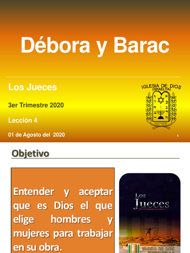 Virtudes de Débora y Barac en la Biblia | PDF