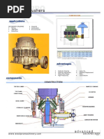 CONE CRUSHER Manual | PDF | Bearing (Mechanical) | Screw