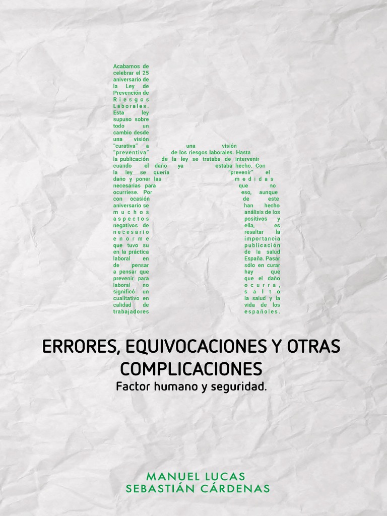 Error Humano y Seguridad | PDF | Ciencia cognitiva | Conceptos psicologicos