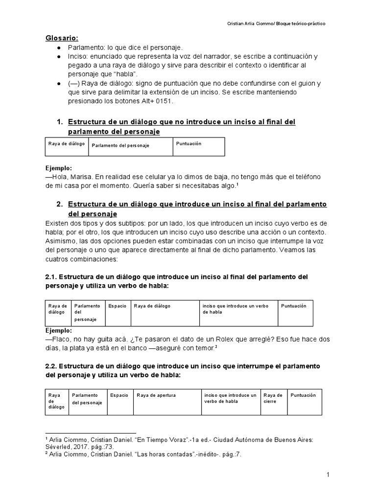 Uso de La Raya de Diálogo II | PDF | Puntuación | Texto