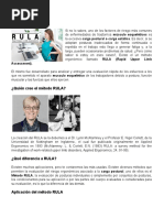 Tablas RULA | PDF | Factores humanos y ergonomía | Science