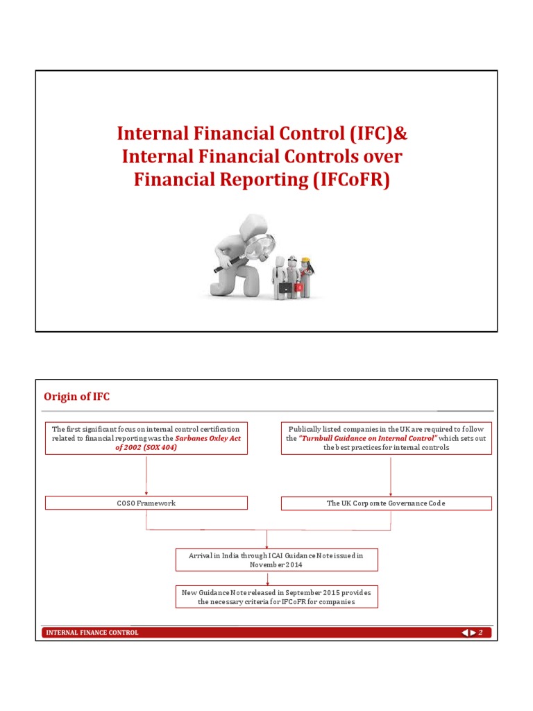 Internal Financial Control (Ifc) & Internal Financial Controls Over ...
