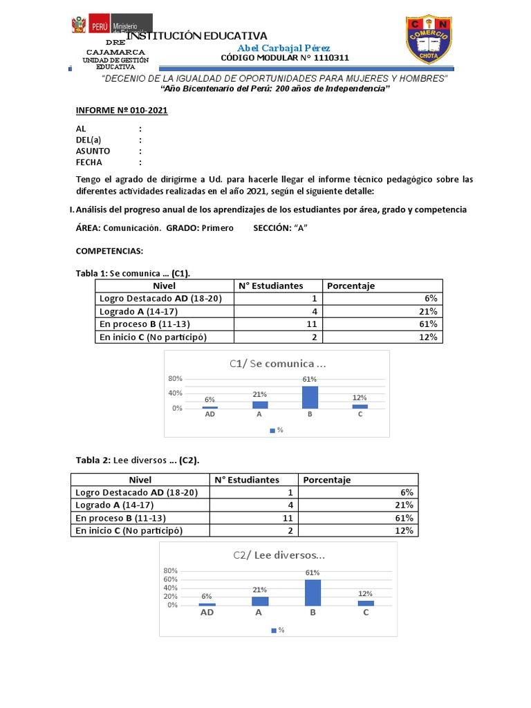 Modelo de Informe | PDF