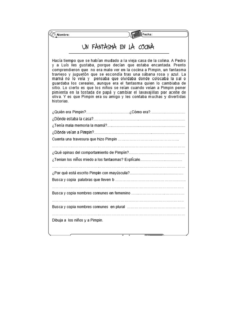 Un Fantasma en La Cocina | PDF