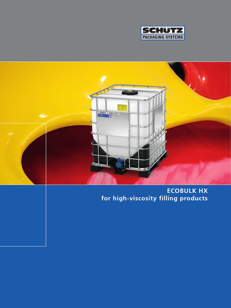 ECOBULK HX: Efficient IBC for Viscous Products | PDF | Pump | Packaging ...