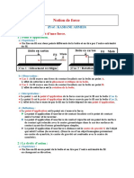 Caractéristiques d'une force en physique | PDF