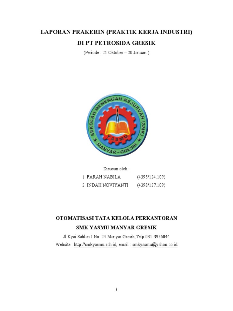 Laporan PKL Pt. Petrosida (Otkp) | PDF | Bisnis
