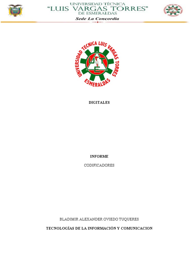 Codificadores | PDF | Circuito integrado | Electrónica