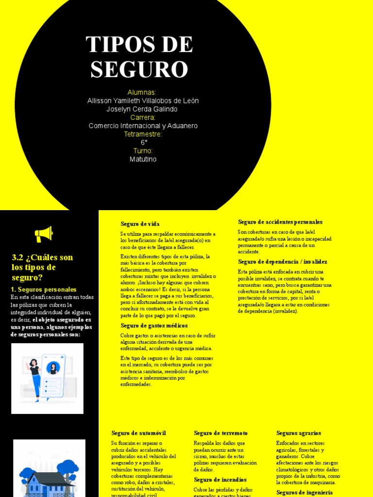 Tipos de Seguro | PDF | Seguro | Póliza de seguros