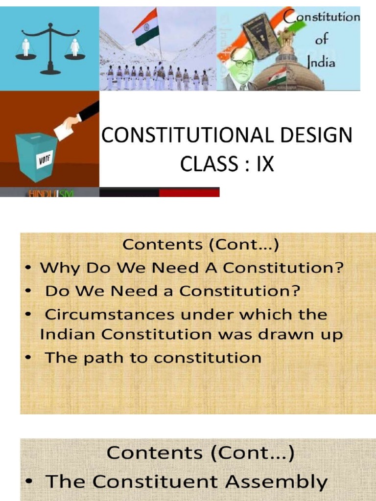 Constitutional Design | PDF | Constitution | Jawaharlal Nehru