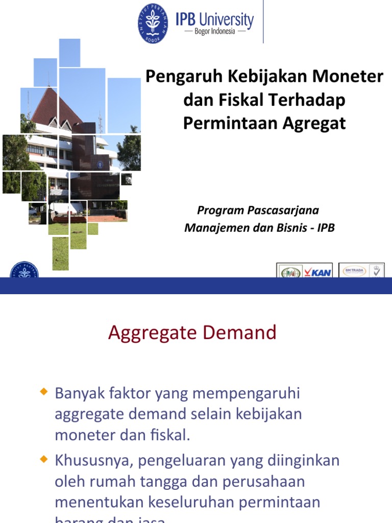 Pertemuan 6 - Kebijakan Moneter Dan Fiskal | PDF