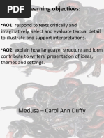 Medusa by Carol Ann Duffy | PDF | Poetry