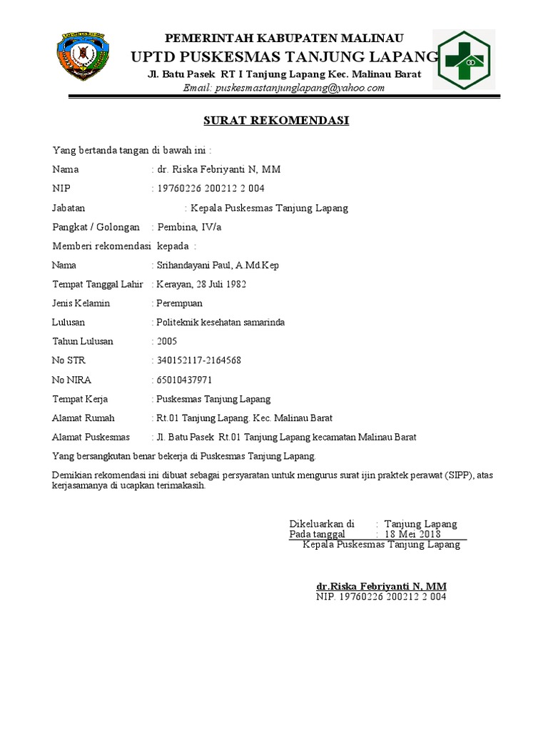 Rekomendasi Pimpus | PDF