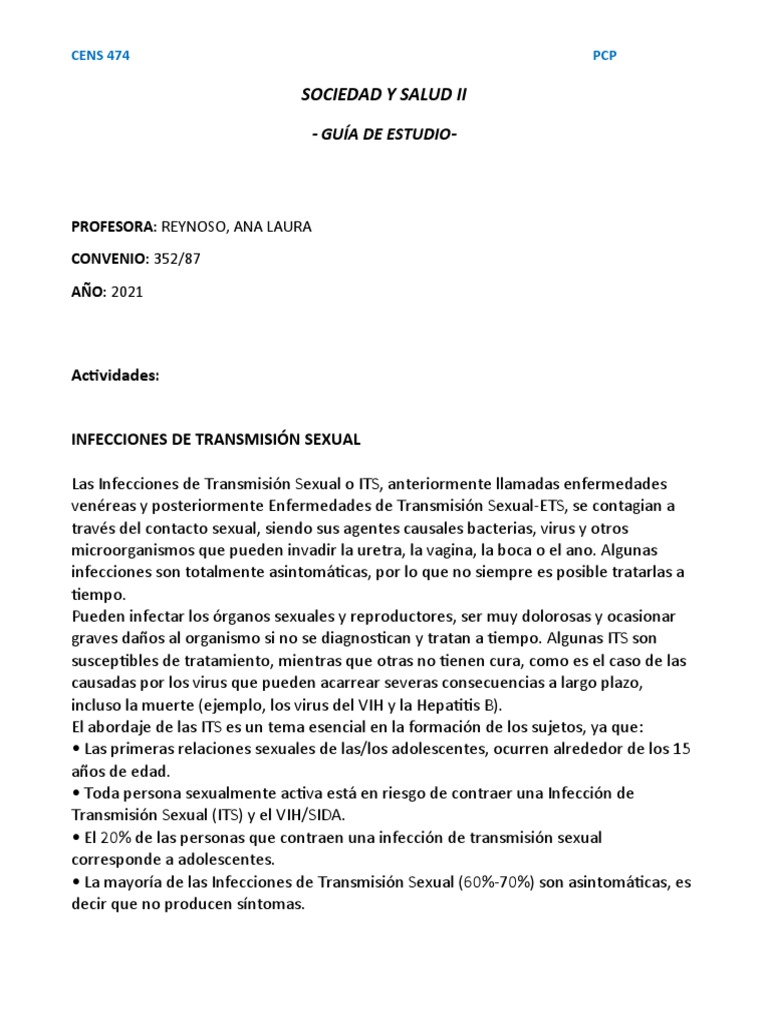 Convenio 352 87. SOCIEDAD Y SALUD II NICOLAS COLOMBO | PDF | Control de ...