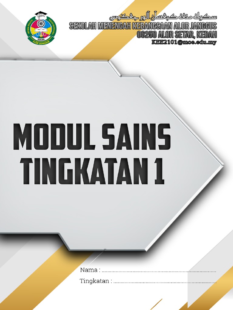 Modul Sains KSSM Tingkatan 1 SMK Alor Janggus 2022 | PDF