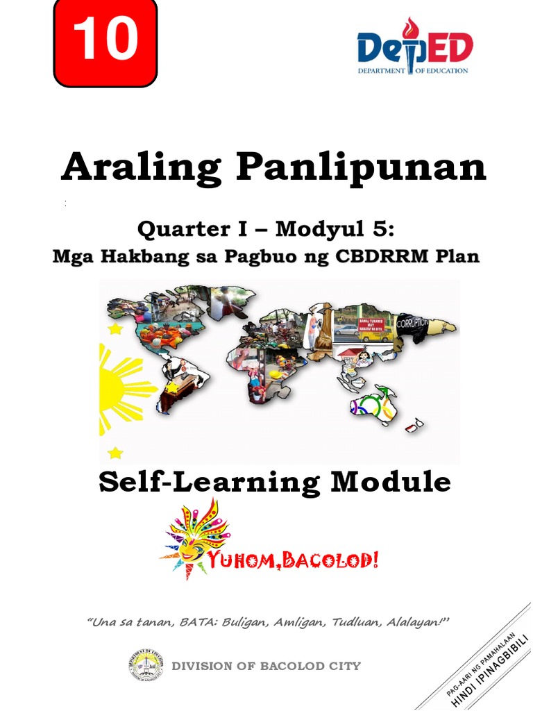 Araling Panlipunan: Self-Learning Module | PDF | Emergency Evacuation | Hazards