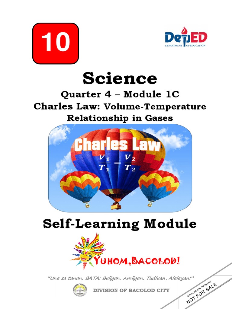 Science: Self-Learning Module | PDF | Gases | Temperature