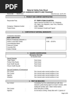 Safety Data Sheet: Sunlight Liquid | PDF | Environmental Science | Safety