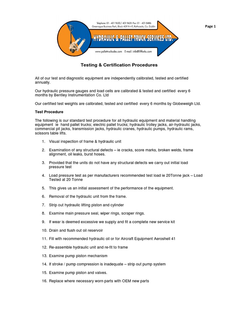 Cylinder Test-Certification-Procedures | PDF | Mechanical Engineering ...