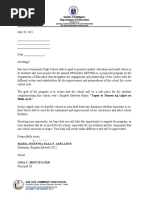 Request Letter To LGU | PDF