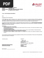 PLDT Application Form-1 | PDF | Internet Access | Oral Communication