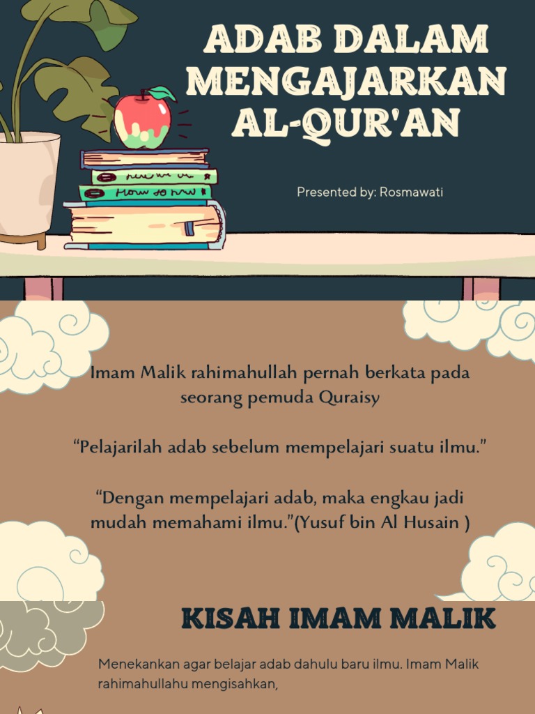 Adab Dalam Mengajarkan Al-Qur'an | PDF