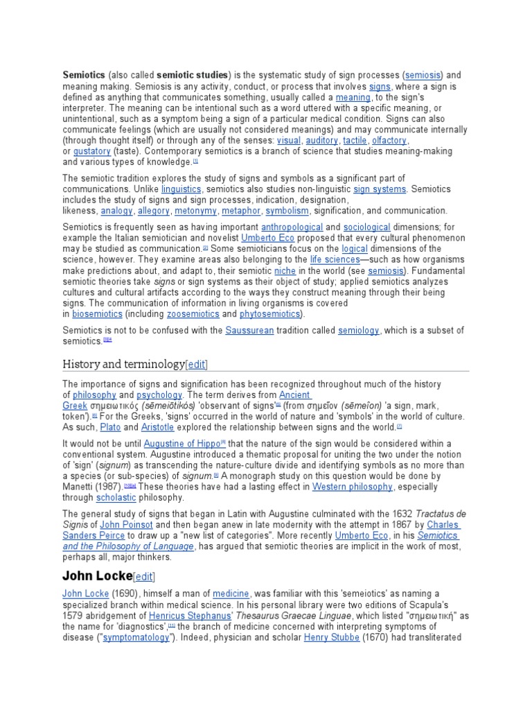 Semiotics and Its Definition | PDF | Semiotics | Charles Sanders Peirce