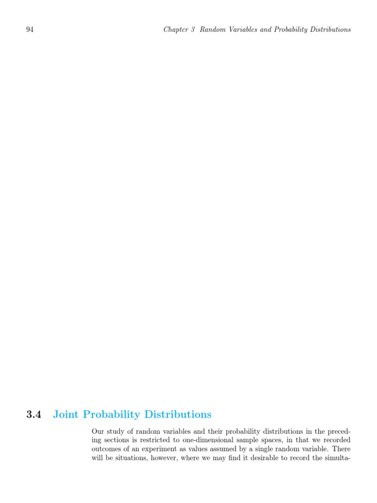 Conditional Joint Conitmnuous Pdfs | PDF | Probability Distribution ...
