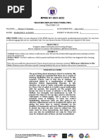 Complete TRF Reviewer | PDF | Educational Assessment | Teachers