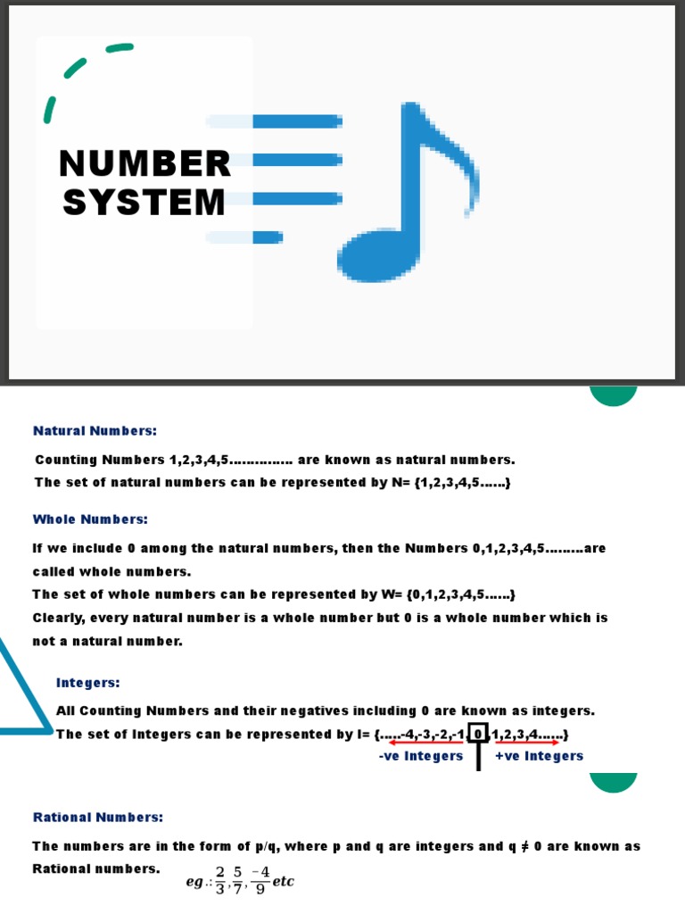 01 Number System | PDF | Numbers | Integer