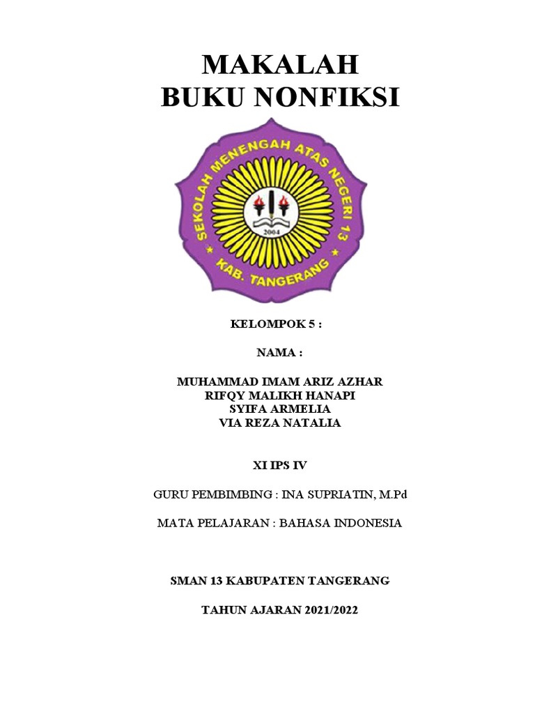 Makalah Buku Nonfiksi 2 Spasi | PDF