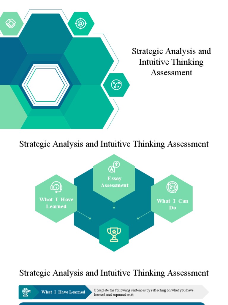 Intuitive Thinking in Strategic Analysis | PDF | Thought | Rubric ...