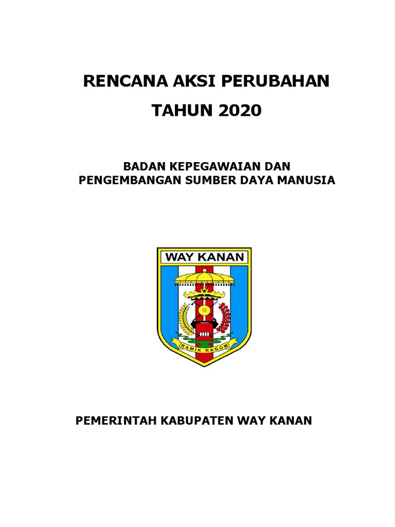 Rencana Aksi Perubahan 2020 Pdf