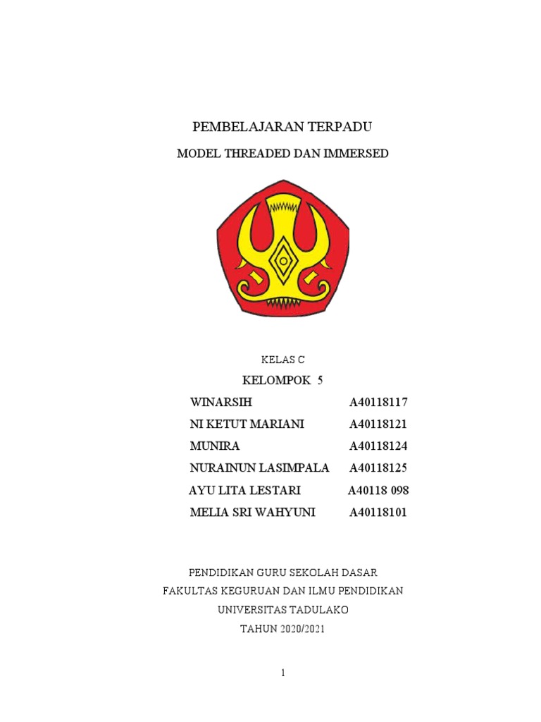 Pembelajaran Terpadu KLP 5 | PDF