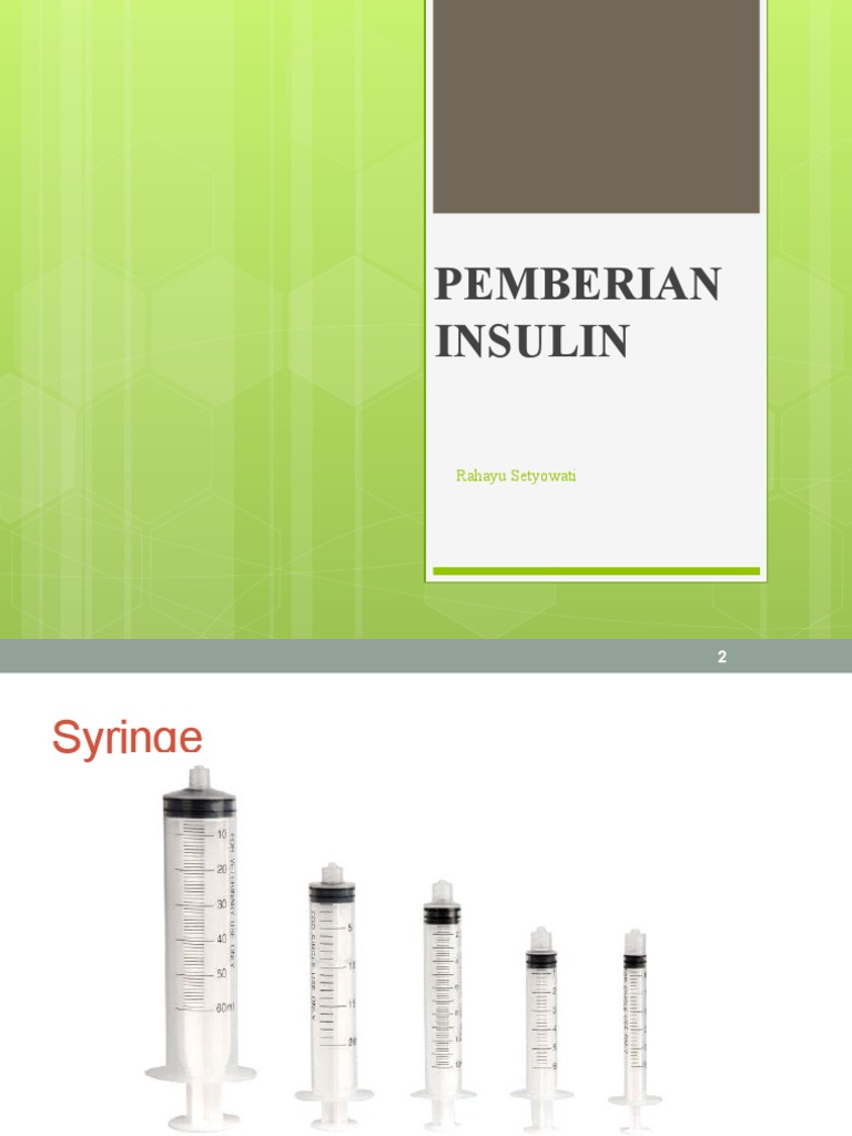 Pemberian Insulin | PDF | Kesehatan Holistik