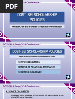 DOST Scholar's Handbook | PDF | Academic Term | Tuition Payments
