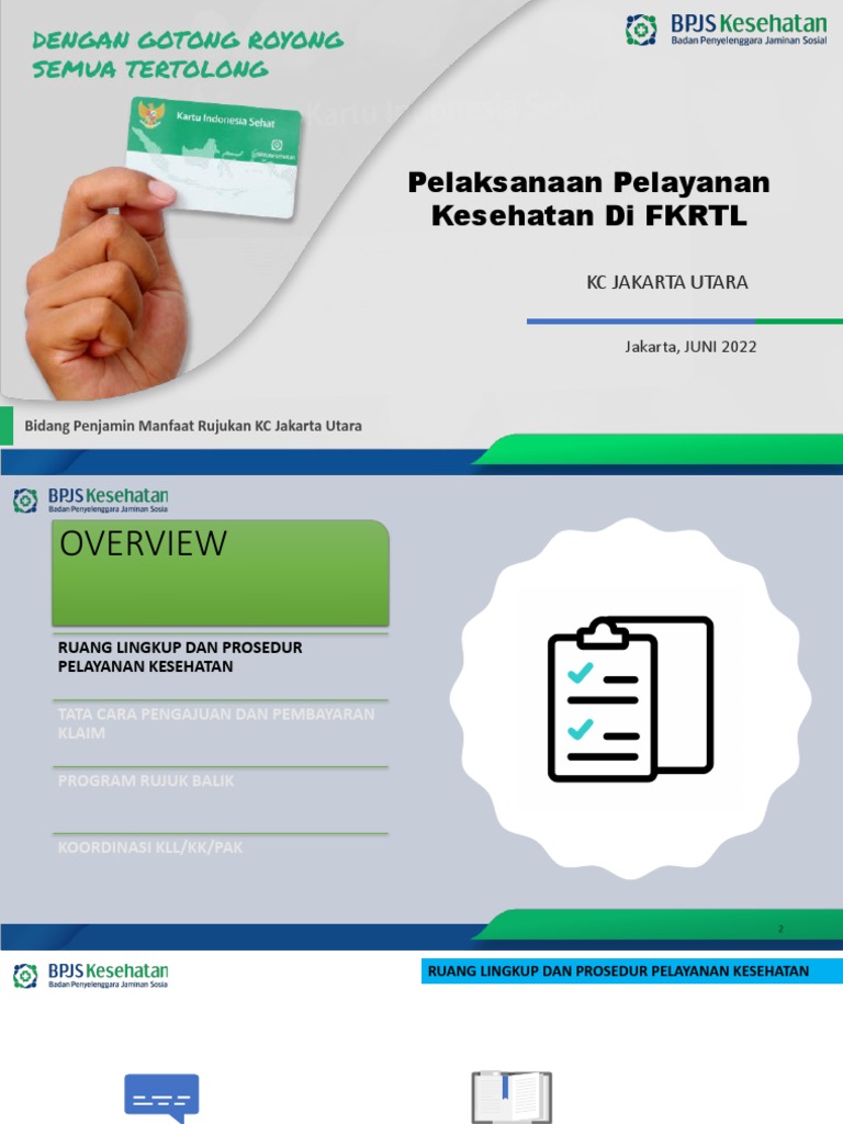 Sosialisasi Pelayanan FKRTL | PDF