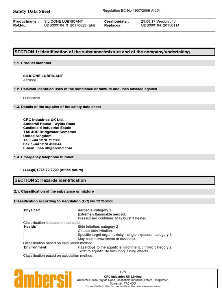 MSDS MD 60 | PDF | Toxicity | Carbon Dioxide