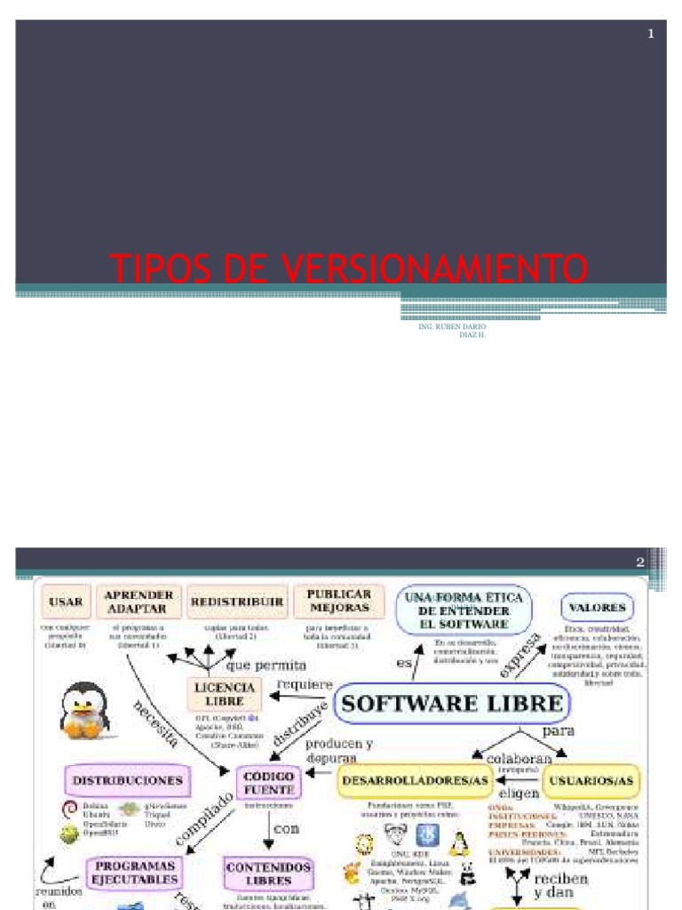 Tipos de Versionamientos Software | PDF | Ciclo de vida de la versión ...
