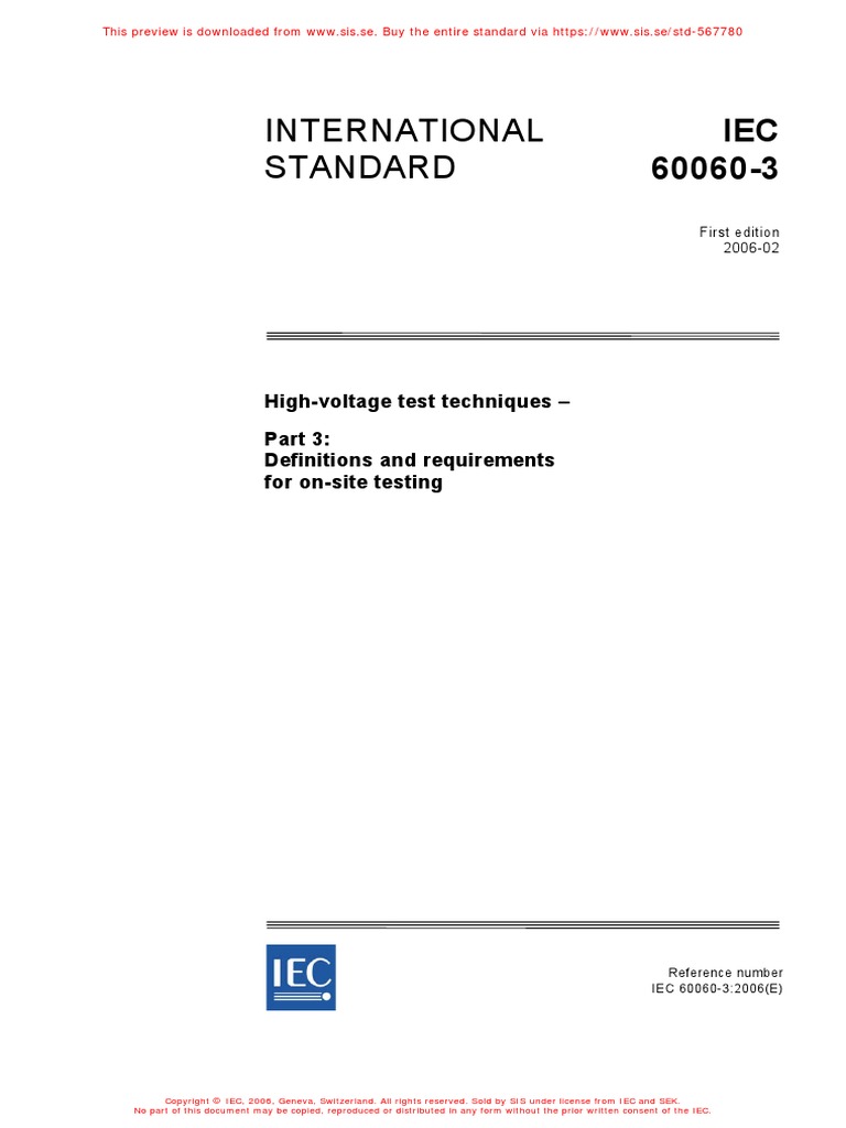 IEC_60060_3_2006_EN.pdf | PDF | International Electrotechnical ...