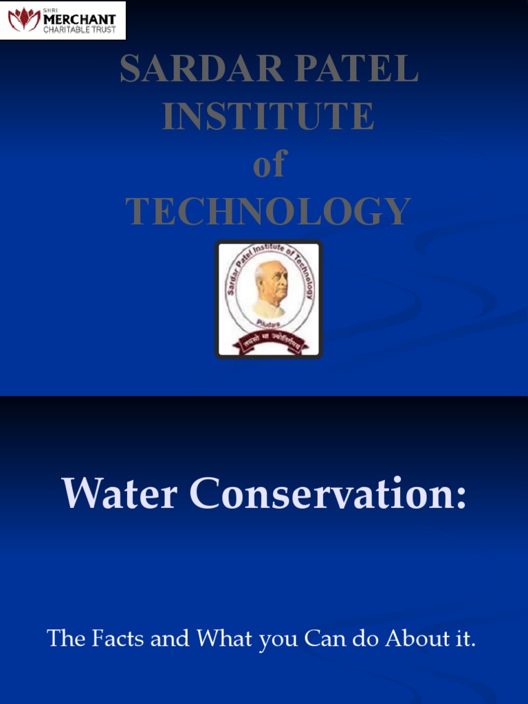Sardar Patel Institute of Technology | PDF | Water Conservation | Toilet