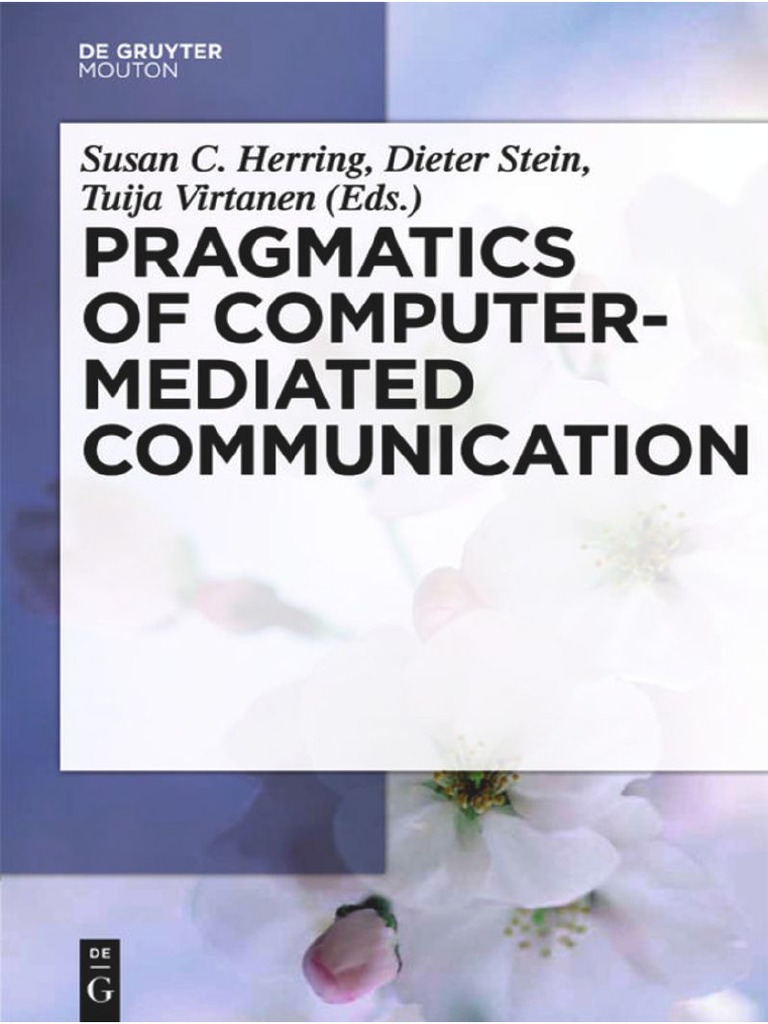 Pragmatics of Computer-Mediated Communication | PDF | Linguistics | Web 2.0