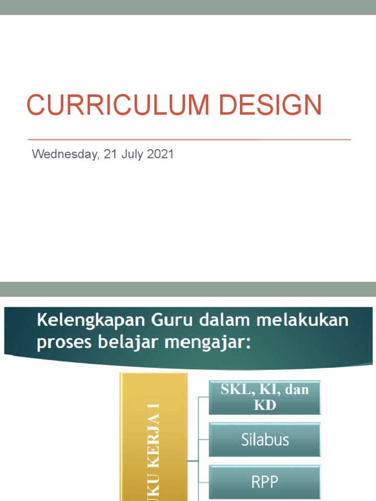 Curriculum Design | PDF