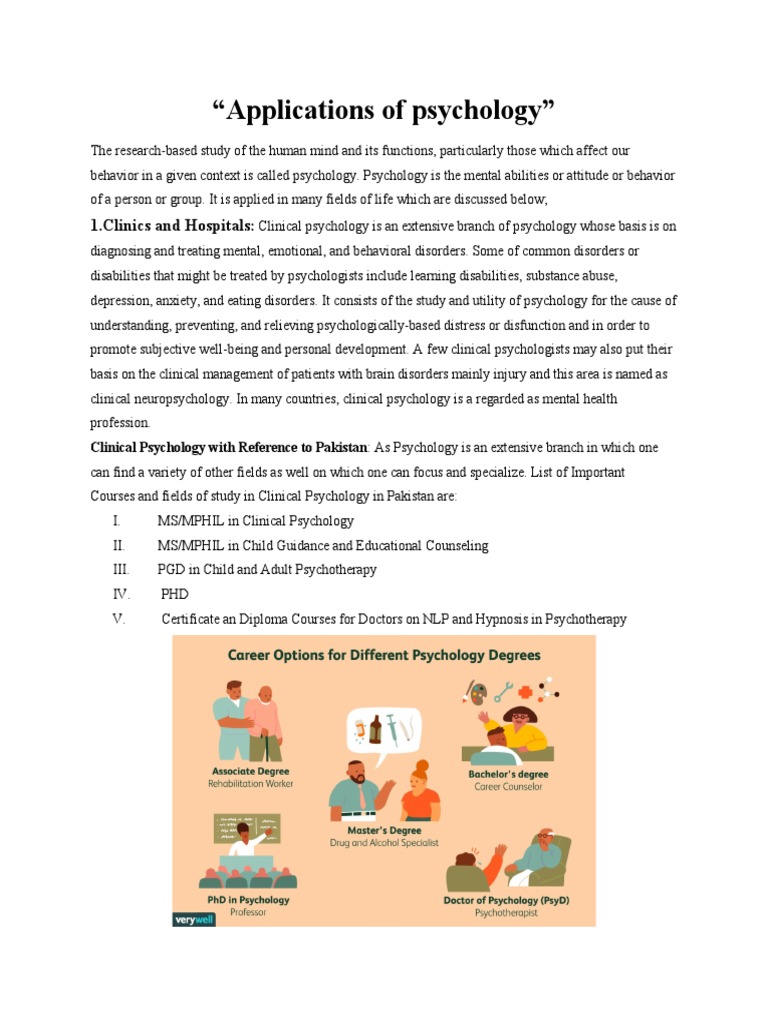 Introduction To Psychology | PDF | Psychology | Clinical Psychology