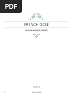 AQA French GCSE Photocards | PDF