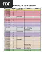 AICS Academic Calendar 2024-2025 | PDF | Educational Stages ...