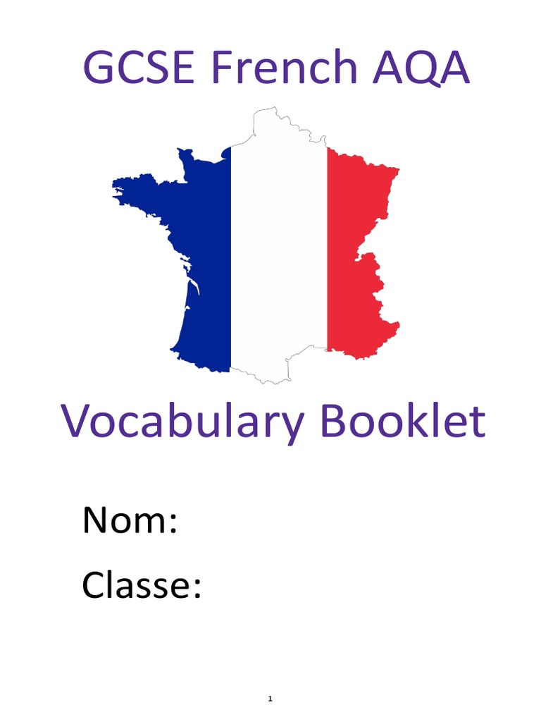 GCSE French Vocabulary Guide | PDF | Vocabulary | Internet