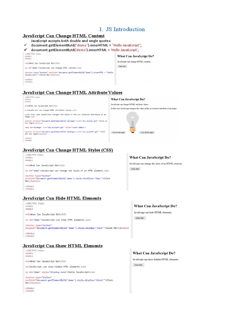 JavaScript praktikum | PDF