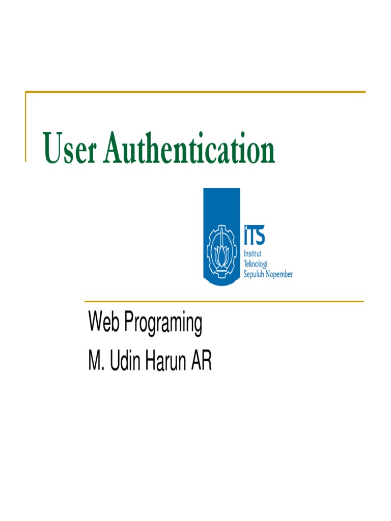 An Overview of Basic User Authentication Methods for Web Applications Including Hardcoded ...