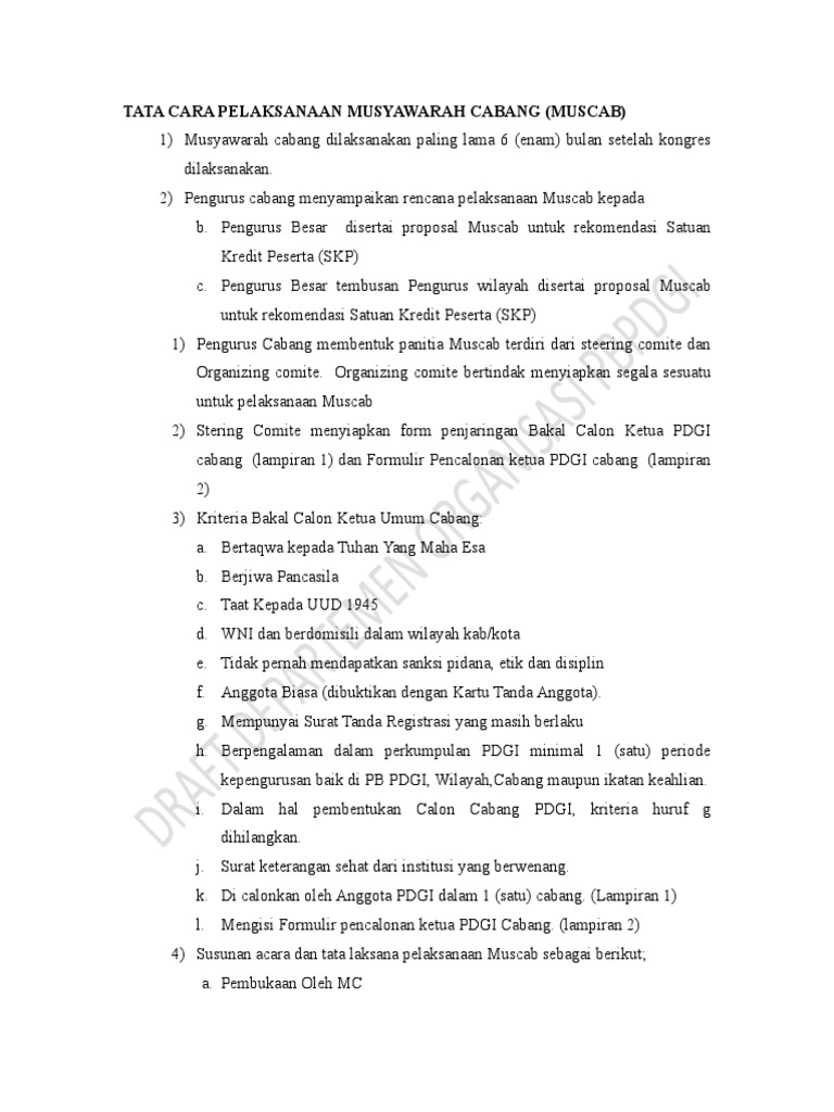 Muscab Rundown | PDF